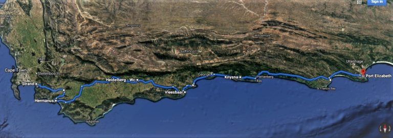 Cape Town – Port Elizabeth via Garden Route (N2)